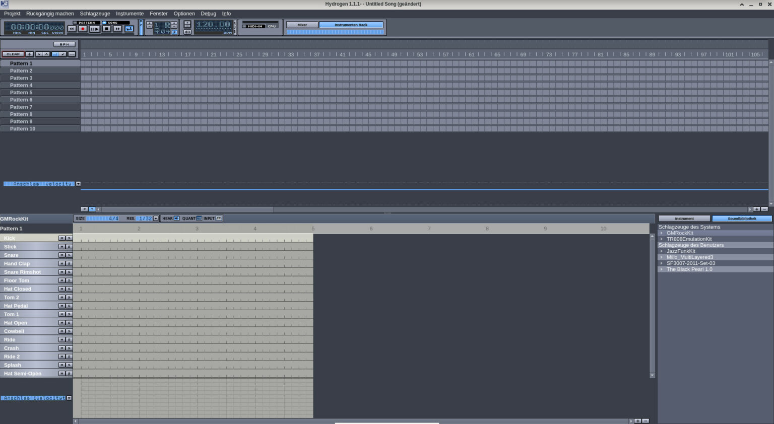 Hydrogen – freier Drumcomputer für Linux - Linux Content