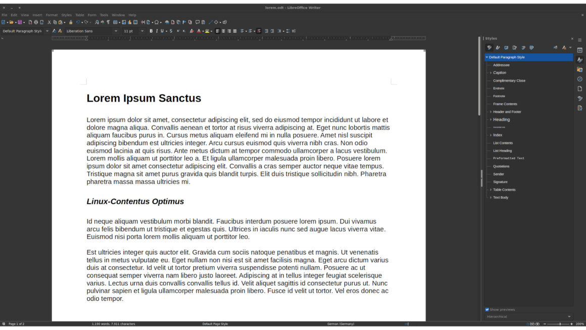 Text, Tabellen, Präsentationen: Bestes Linux-Office - Linux Content