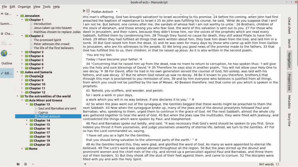 Autoren-Software für Linux: Bibisco, Patchwork, etc - Linux Content