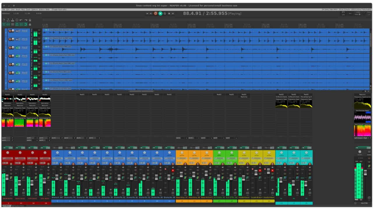 Reaper – Profi DAW für Linux - Linux Content
