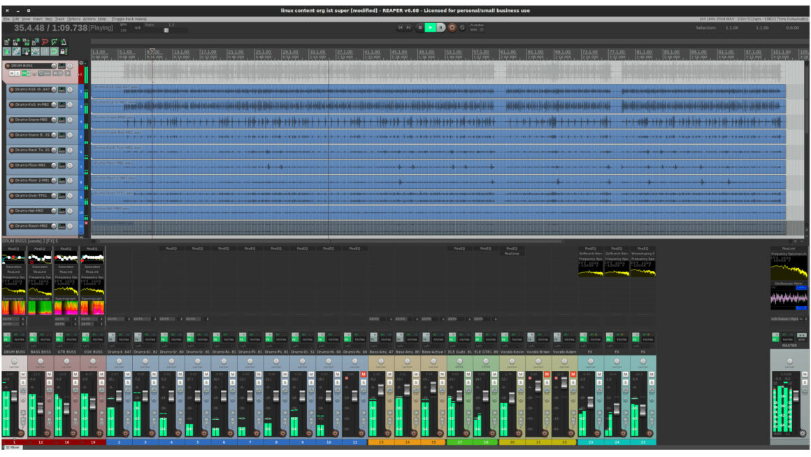 Reaper – Profi DAW für Linux - Linux Content