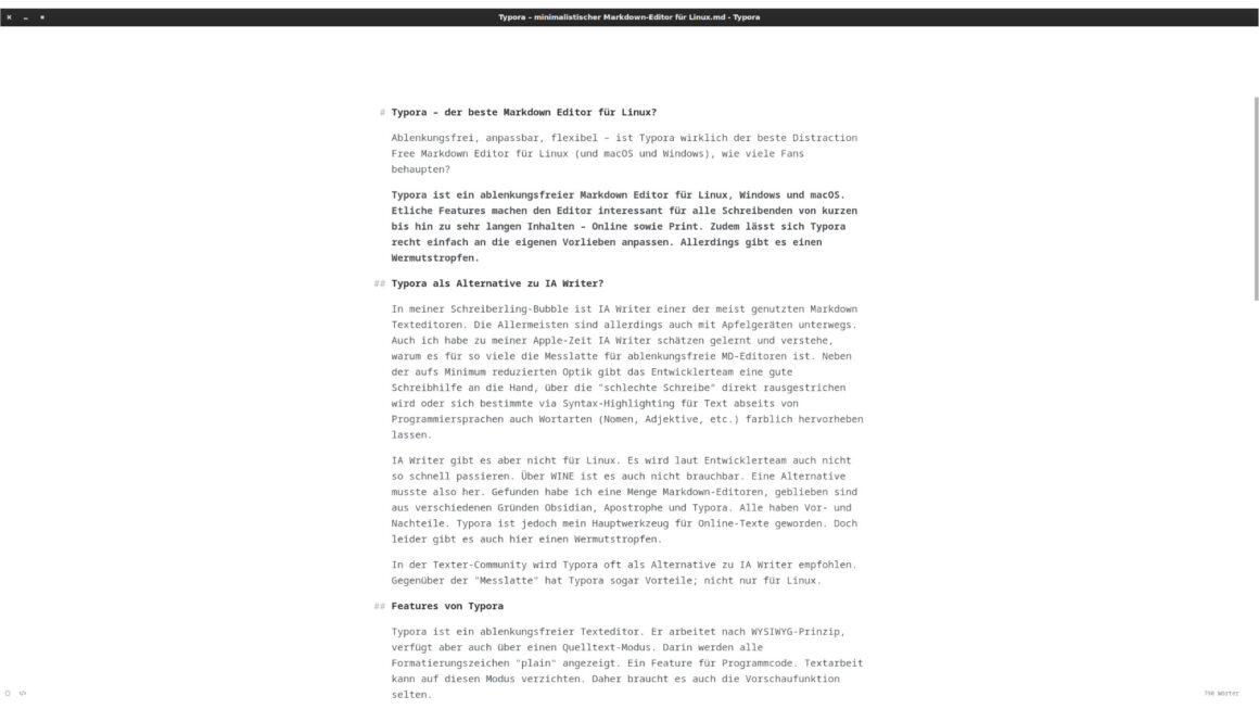 Typora – der beste Markdown Editor für Linux? - Linux Content