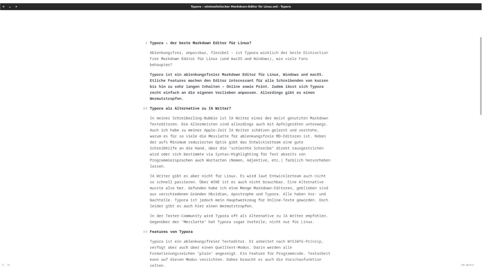 Typora – der beste Markdown Editor für Linux? - Linux Content
