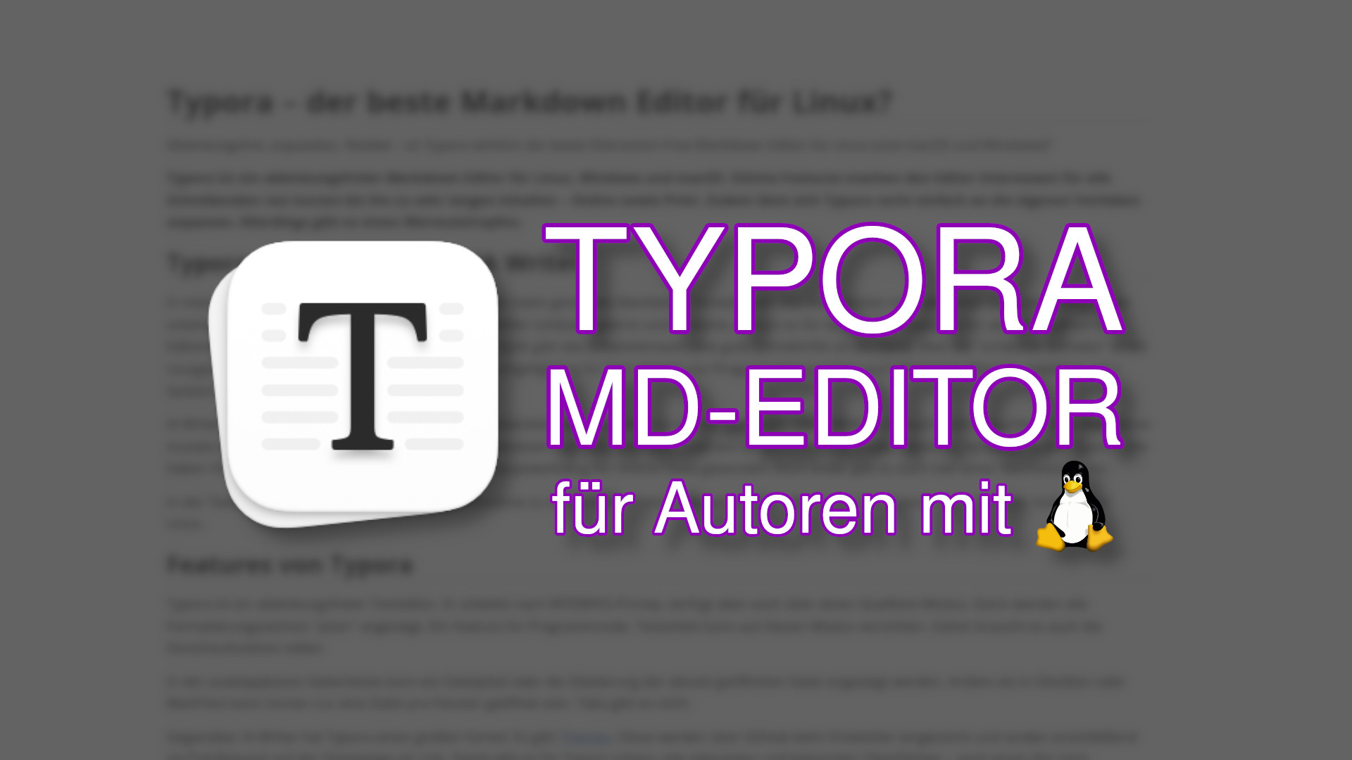 Typora – der beste Markdown Editor für Linux? - Linux Content